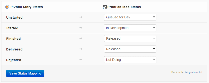 ProdPad and Pivotal Tracker Integration | ProdPad