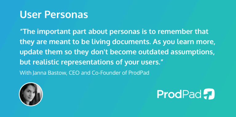 The Product Manager's Guide To User Personas