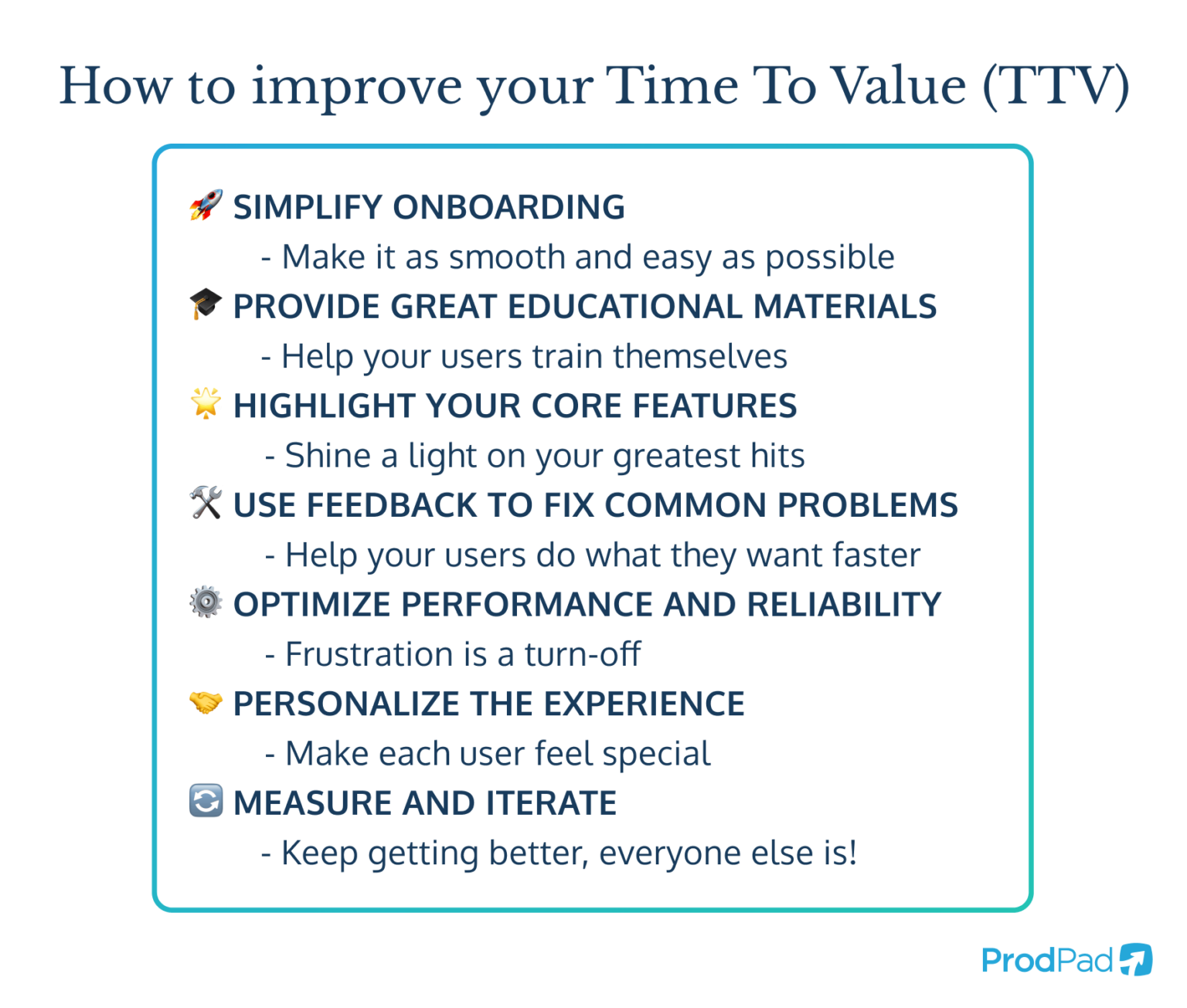Time To Value (TTV) | Glossary | ProdPad