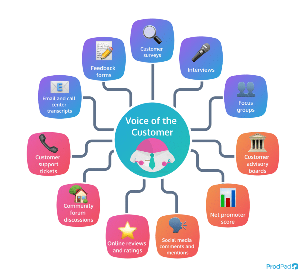 What is a Voice of the Customer? | Definition & Overview | ProdPad